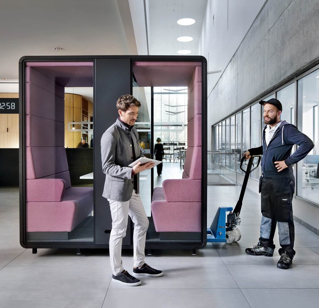 Hush Meet Pod - Acoustic Meeting Pod - My office pod