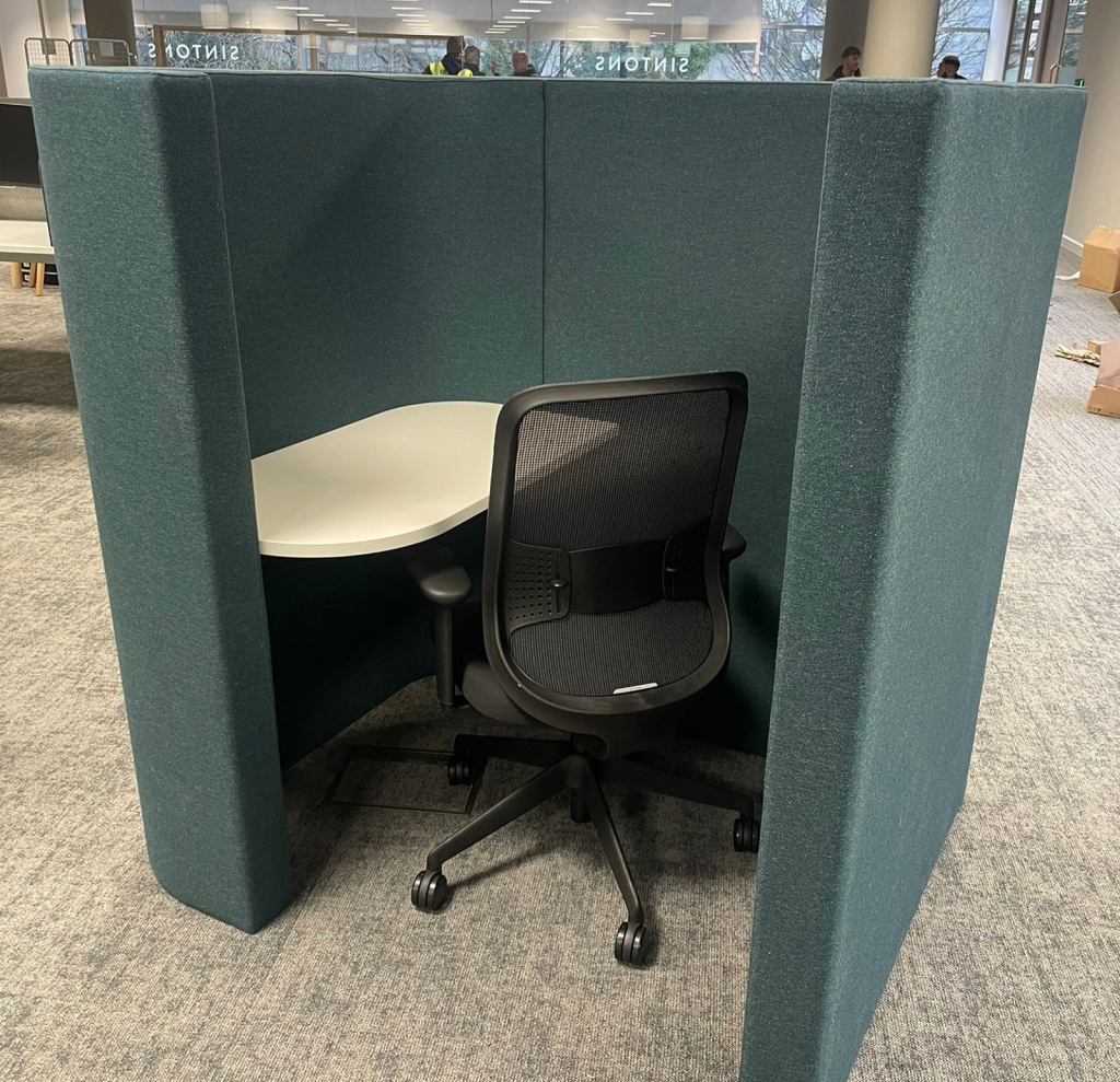 Dennis Study Booth - My office pod
