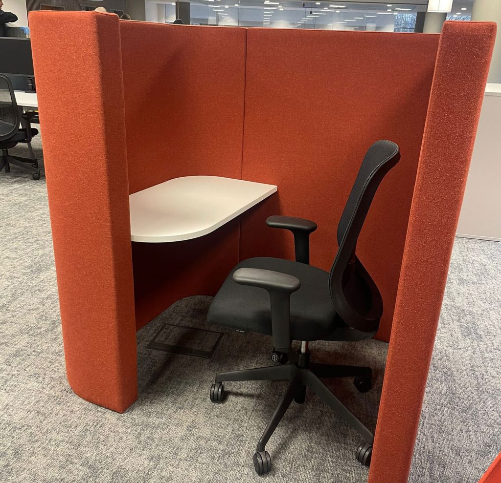 Dennis Study Booth - My office pod