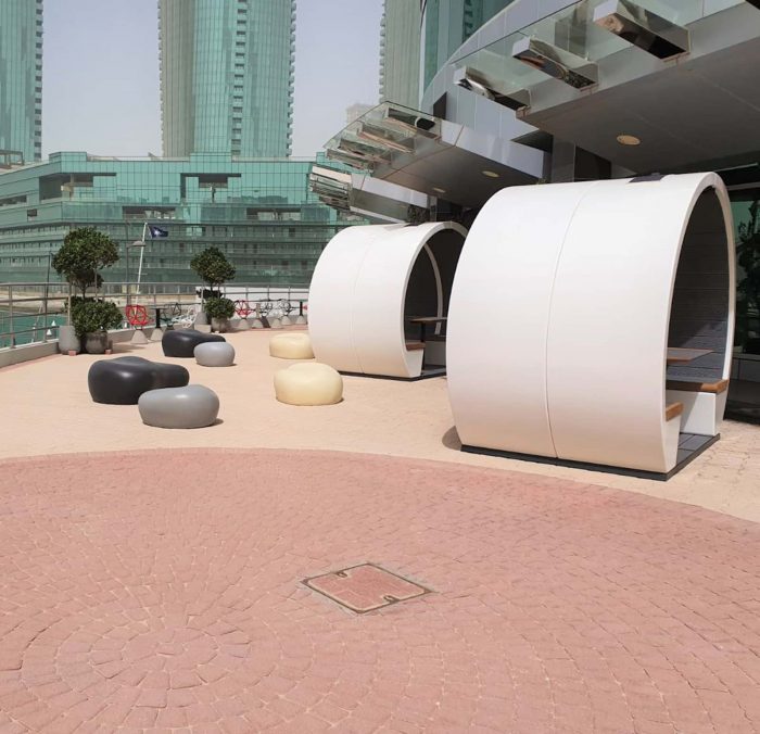 Outdoor Circular Meeting Pod - My office pod