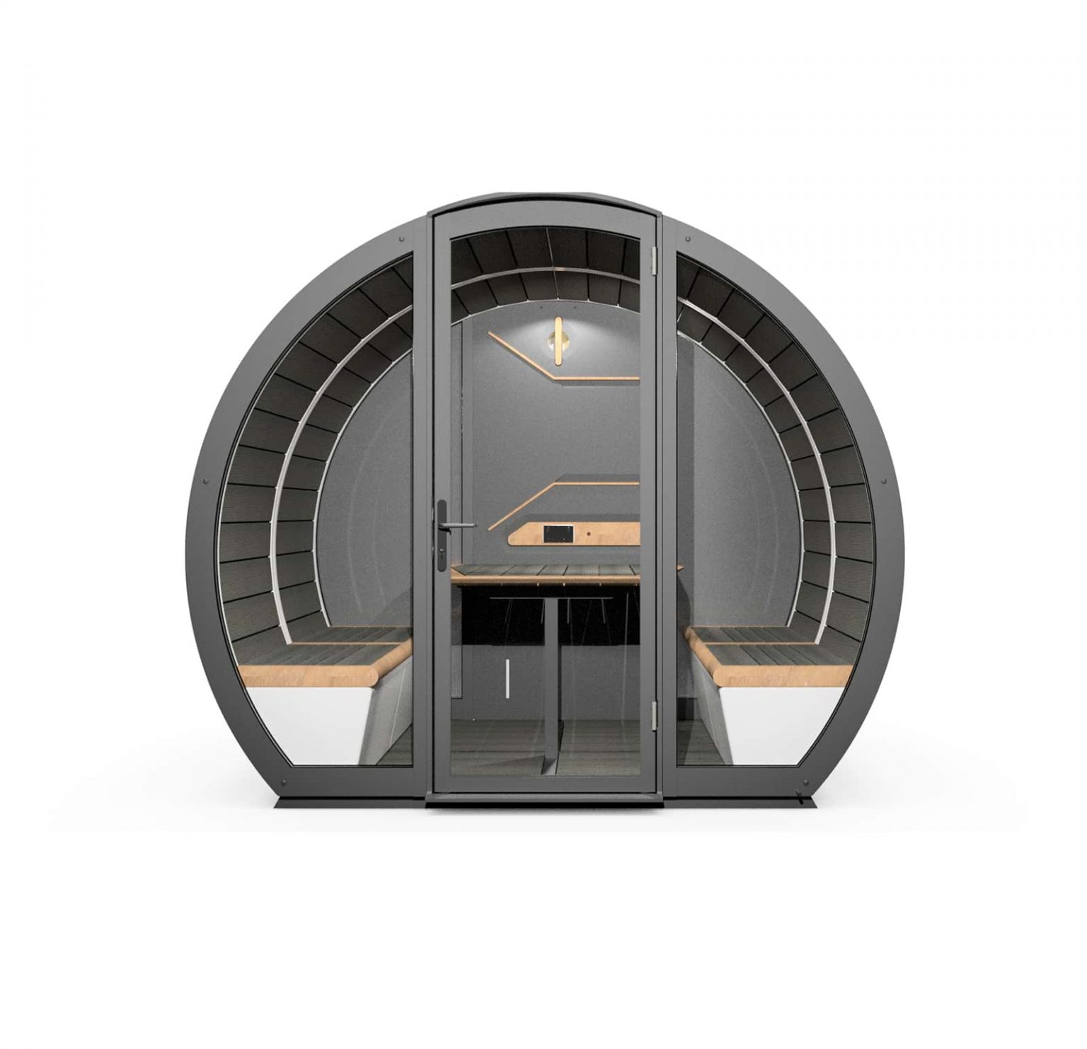 Outdoor Circular Meeting Pod - My office pod