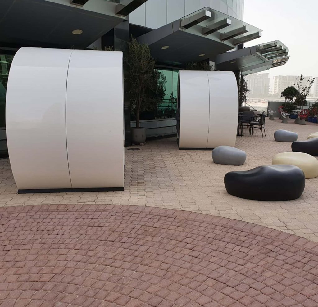 Outdoor Circular Meeting Pod - My office pod
