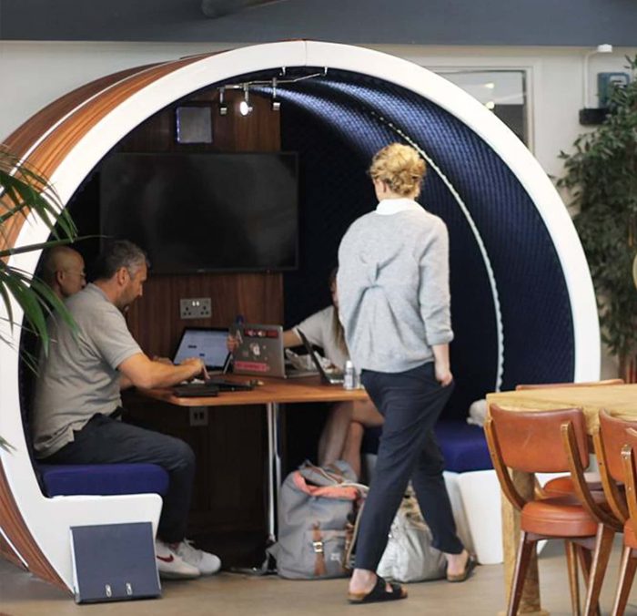 Circular Open Pod - My office pod