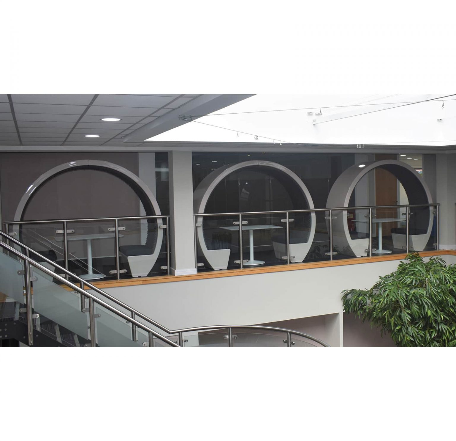 Circular Open Pod - My office pod