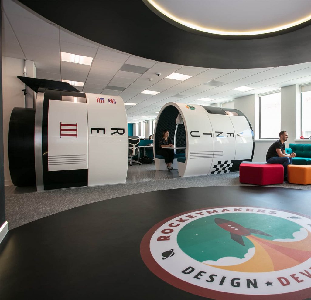 Circular Open Pod - My office pod