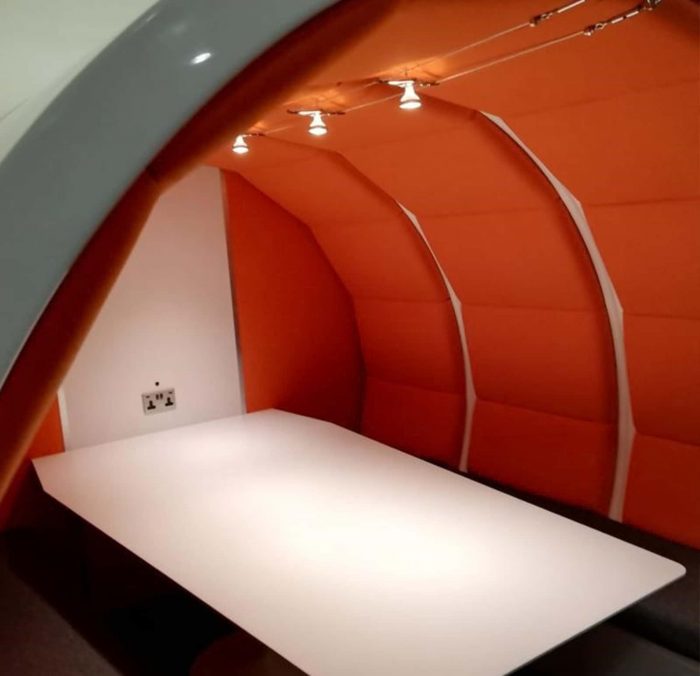 Circular Open Pod - My office pod