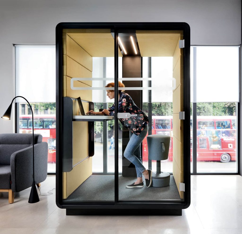Hush Work Sit Stand - My office pod