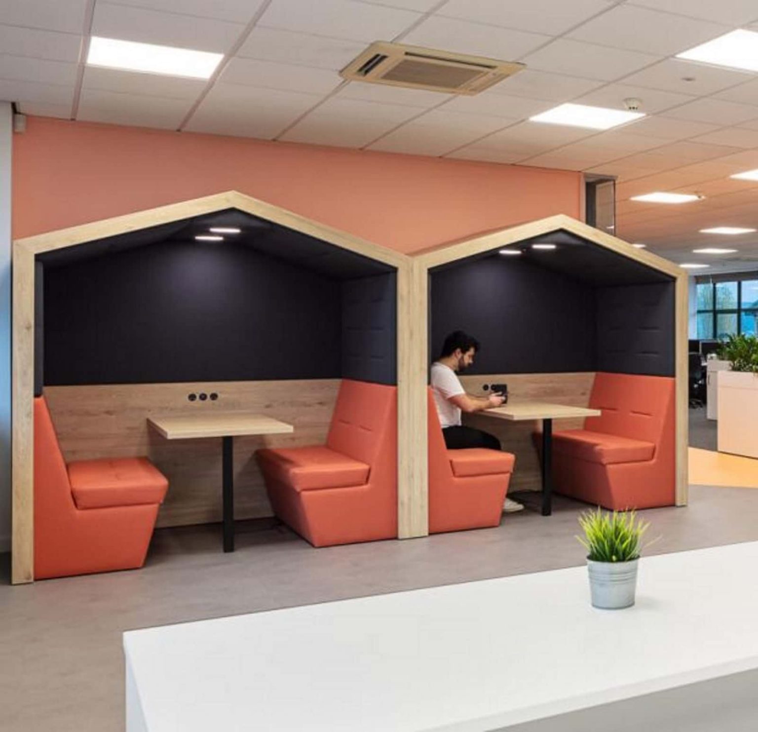 Railway Carriage Booth - My office pod